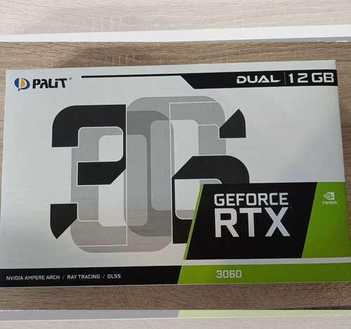 Видеокарта Palit GeForce RTX 3060 Dual (LHR)