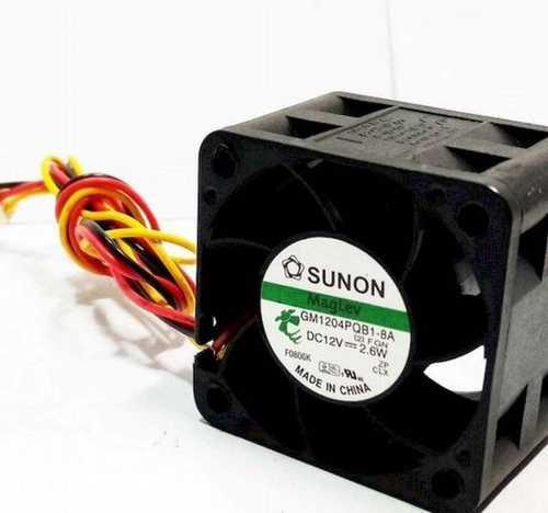 Вентилятор 40x40x28 DC 12V 0.24A Sunon GM1204PQB1