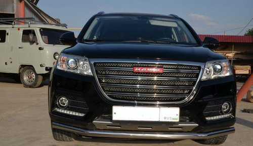 Защита переднего бампера Great Wall Hover Haval H6