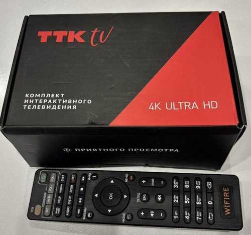 Tv приставка 4К HD ТТК