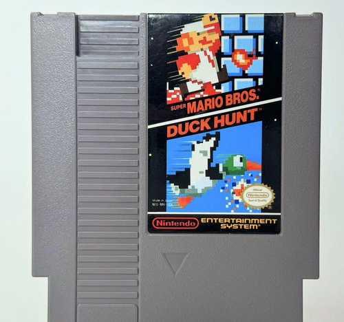 Картридж Super Mario Bros and Duck Hunt, NES