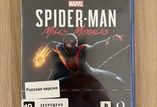 Новый диск для PS 5 Spider-Man Miles Morales