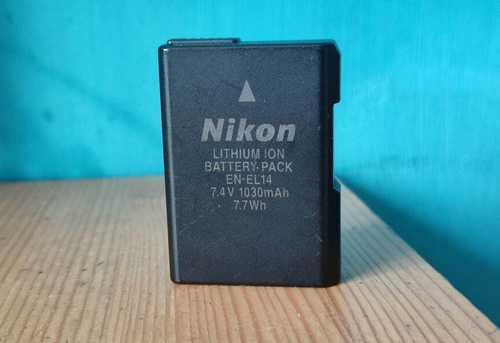 Аккумулятор Nikon EN-EL14 / серия D3x00, D5x00