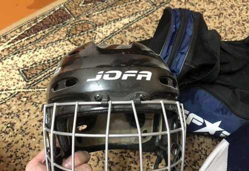 Шлем хоккейный jofa с решеткой