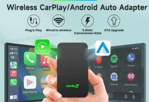 Адаптер беспроводного apple carplay android auto