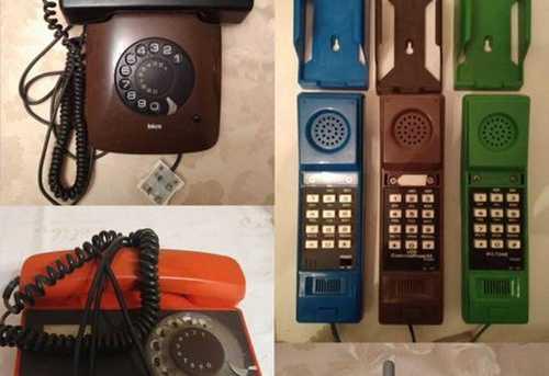 Телефоны дисковые кнопочные СССР фрг Чехословакия