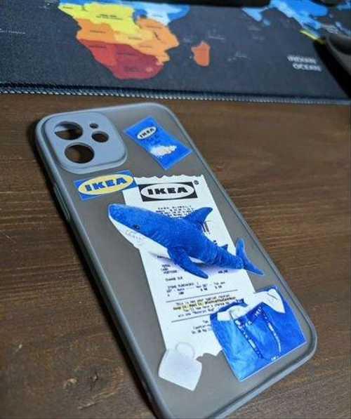 Чехол IKEA акула iPhone 12