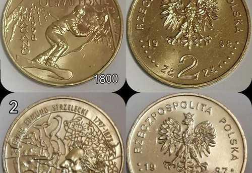 Монеты Польши 2 злотых