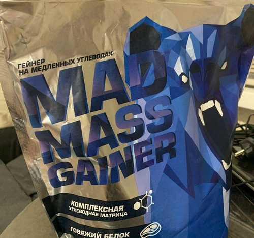 Гейнер Mad Mass Gainer 2000 г (Двойной шоколад)