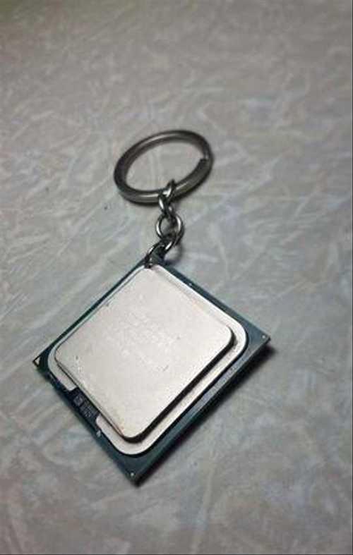 Брелок для ключей процессор intel core 2 quad