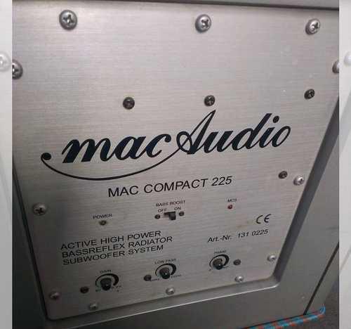 Активный сабвуфер MacAudio Mac Compact 225