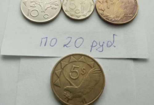 Монеты Намибии, Нидерландов, Норвегии и др