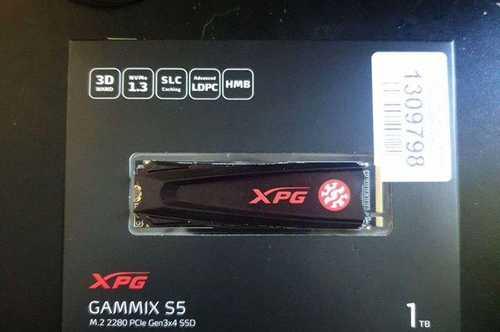 Ssd m2 1tb Adata xpg gammix s5 на гарантии