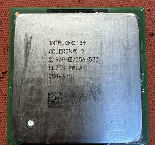 Intel Celeron D 2.93GHZ/256/533 SL7TS Процессор