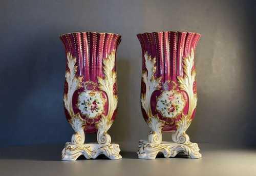 Лот Парные вазы,19 век,Франция