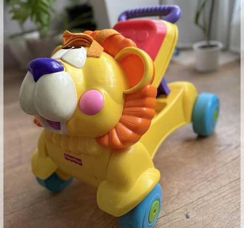 Ходунки каталка fisher price 2 в 1