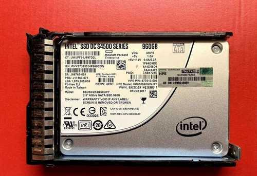 Intel SSD DC S4500 960Гб в околоновом состоянии