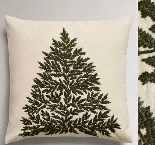 Чехол на подушку с елкой Zara home