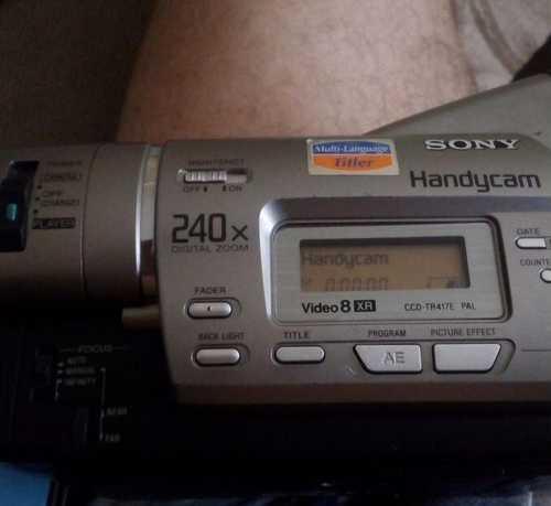 Видеокамера sony handycam ccd-tr417e