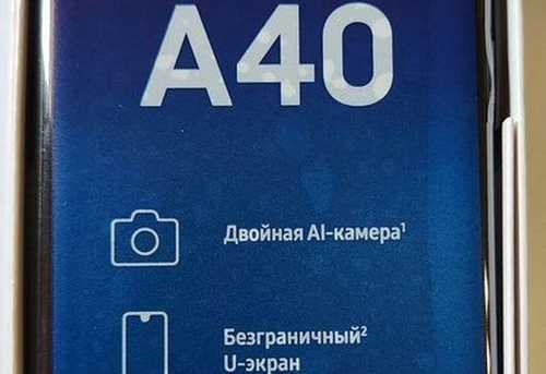 Samsung Galaxy A40, 4/64 ГБ