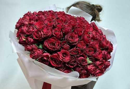Букет из 101 розы с доставкой в Казани