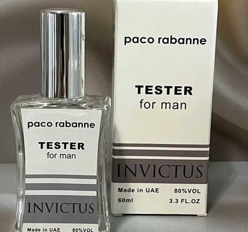 Тестер ОАЭ Paco rabanne invictus 60 ml