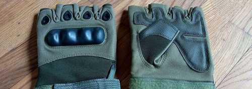 Перчатки без пальцев тактические