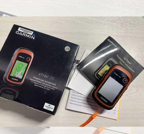 Навигатор Глонасс GPS Garmin Etrex 20 Комплект