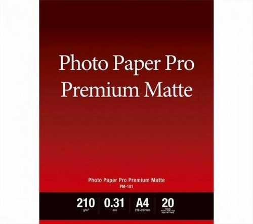 Фотобумага Canon Pro Premium Matte PM-101, A4, 20л