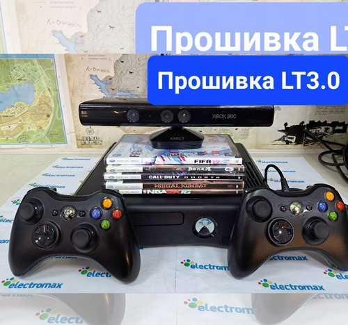 Xbox 360 slim 250gb прошитый