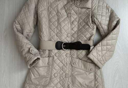Пальто женское стеганое, демисезонное, 46-48 р-р
