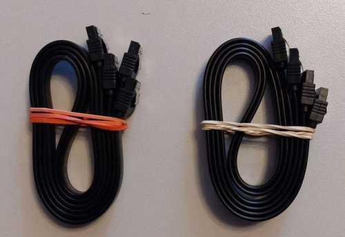 SATA3 кабели, 6Gb/s, прямой/угловой, 40см, 50см