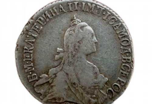 Монета 20 копеек СПБ 1772