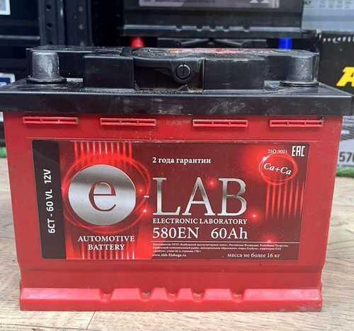 Аккумулятор Lab 60 Ah 580 A