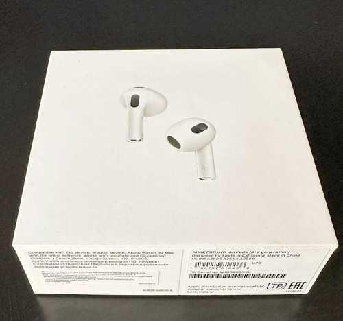 Беспроводные наушники apple airpods 3