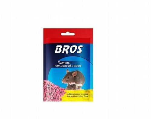 Bros – гранулы от крыс и мышей 250 г