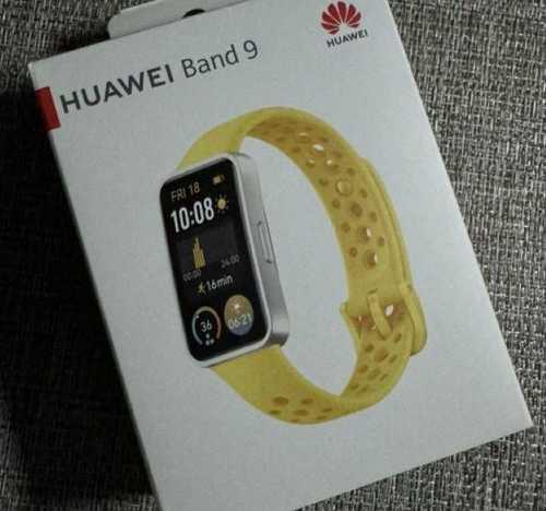 Смарт часы huawei band 9 желтые