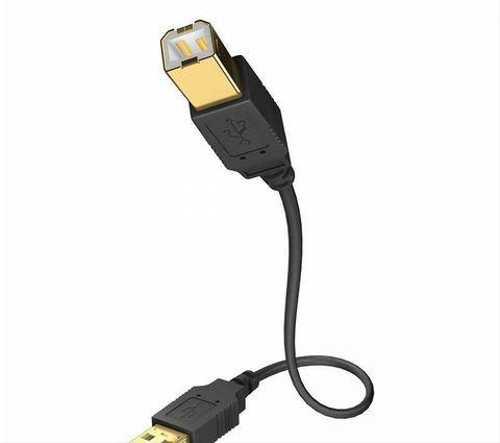 Кабель Inakustik usb ab 2.0 1m