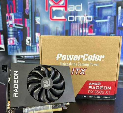 Видеокарта PowerColor Radeon RX 6500 XT ITX 4GB