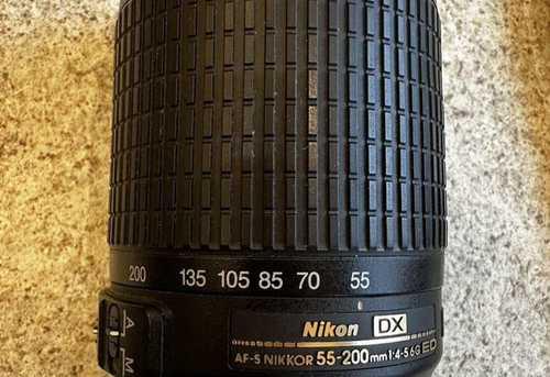 Объектив Nikon 55-200mm 1.4-5.6