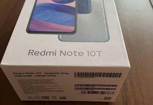 Коробка от телефона Redmi Note 10T