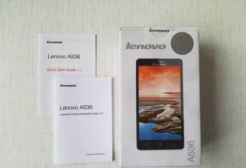 Коробка от Lenovo A536