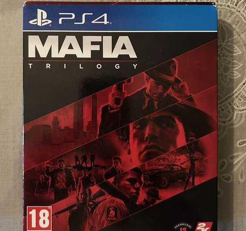 Mafia trilogy ps4 диск