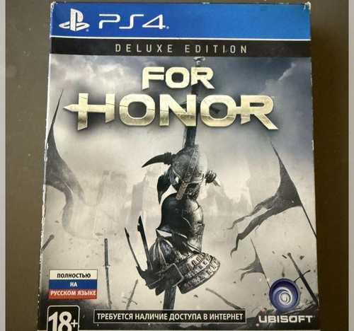 For honor deluxe edition ps4 диск