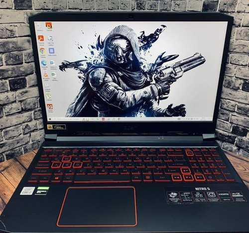 Игровой Acer Nitro i7-10750 GeForce GTX 16Gb 144Гц