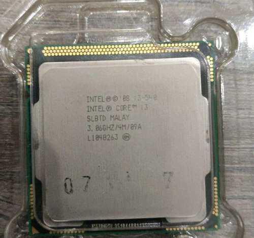 Процессор intel core i3 540,lga 1156