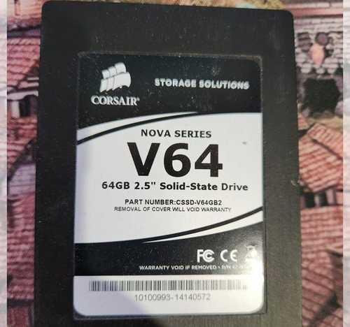 SSD 2.5 64GB Corsair Nova V64