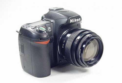 Портретник Юпитер-9 2/85 Nikon F Советский Sonnar