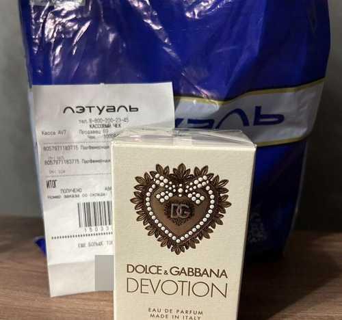 Dolce gabbana Devotion оригинал