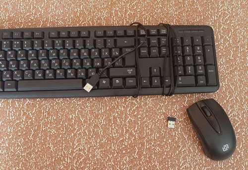 Клавиатура и мышь офисные